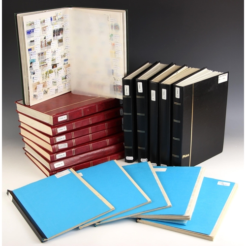 A large quantity of mint and used stamps in dealer stock books, Great ...