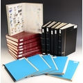 A large quantity of mint and used stamps in dealer stock books, Great ...