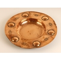 An Arts & Crafts copper bowl by Dryad Lester, early 20th century, the ...