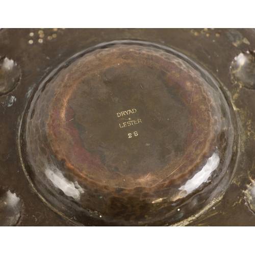An Arts & Crafts copper bowl by Dryad Lester, early 20th century, the ...
