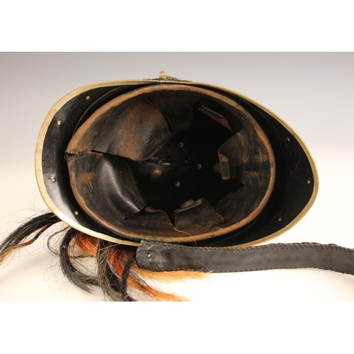A Victorian Queen's Own Royal Yeomanry Helmet, late 19th century, with ...