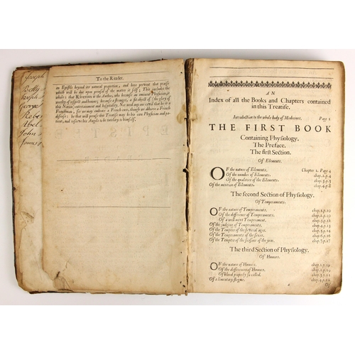 Riviere (Lazare) [Laz. Riverius], THE UNIVERSAL BODY OF PHYSICK IN FIVE ...