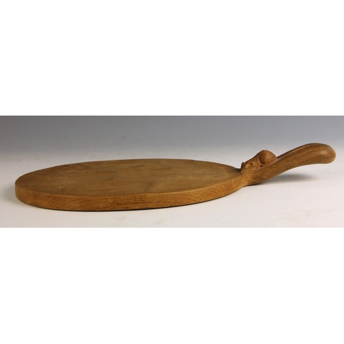 Workshop of Robert 'Mouseman' Thompson of Kilburn, a cheese board, mid ...