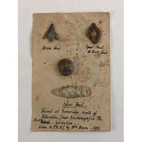 An interesting Battle of Waterloo relic display, comprising; a French ...