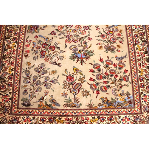 A Caucasian thick pile wool rug, the central field with an all over ...
