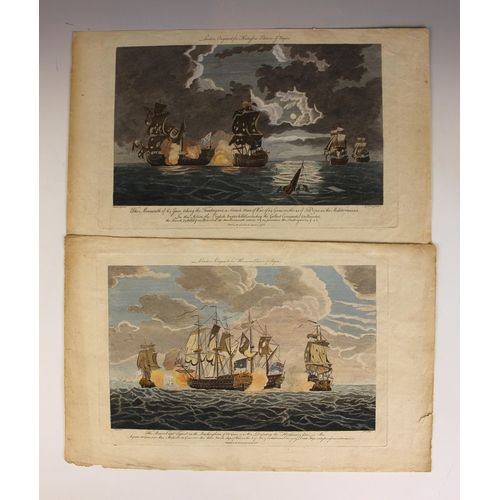 After Peter Monamy (British, 1681–1749), 'Night & Ship On Fire ...