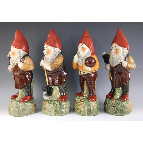 Five German Phillip [Philipp] Griebel glazed earthenware Gräfenroda ...