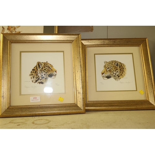 STEPHEN GAYFORD SIGNED PRINT OF PAIR OF JAGUARS