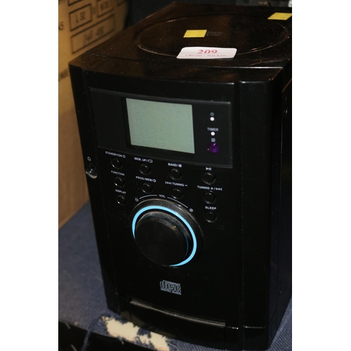 MATSUI MICRO HI FI SYSTEM WITH DOCKING FOR IPOD & SPEAKERS - WARRANTED ...