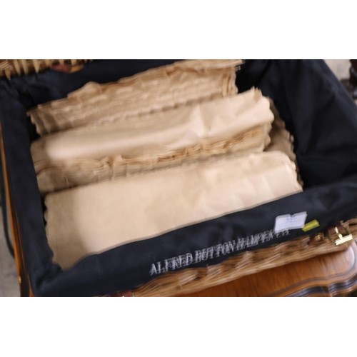 Wicker hamper basket (Alfred Button Hamper Co.)