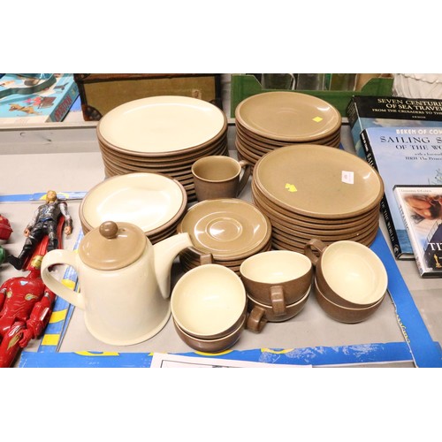 Denby dinner set (cinnamon) & coffee set
