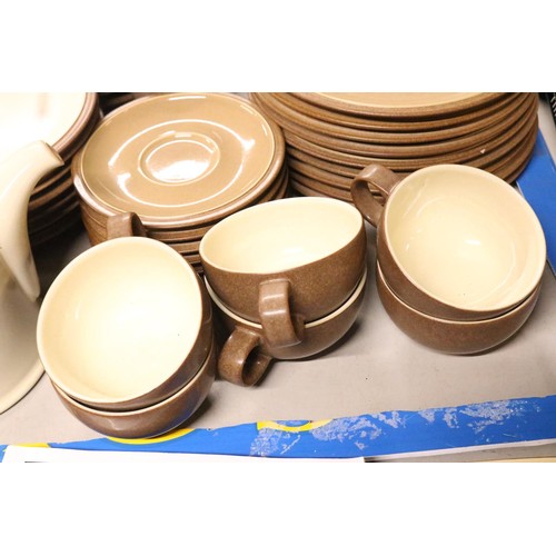 Denby dinner set (cinnamon) & coffee set