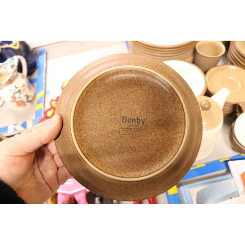 Denby dinner set (cinnamon) & coffee set