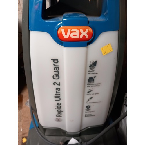 Vax rapide ultra guard carpet cleaner with tools & cleaning fluids ...