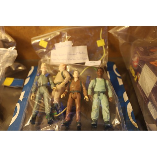 Set of 4 original Ghostbusters with packs
