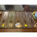 5 copper door plates