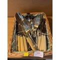 4 course cutlery set for 6 with additional items