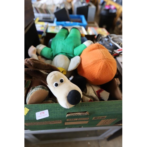 Box of Wallace & Gromit toys