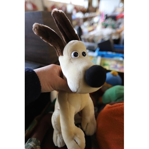 Box of Wallace & Gromit toys
