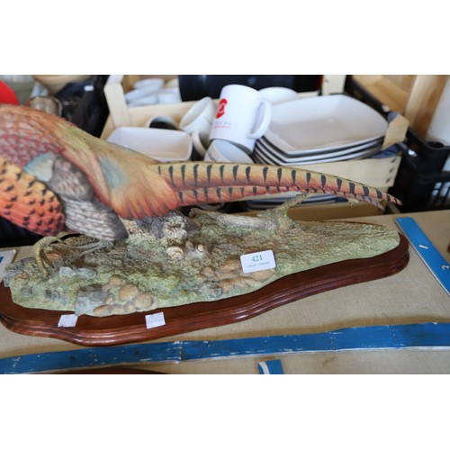 Border Fine Arts celebrating the millenium 'autumn glory pheasant ...