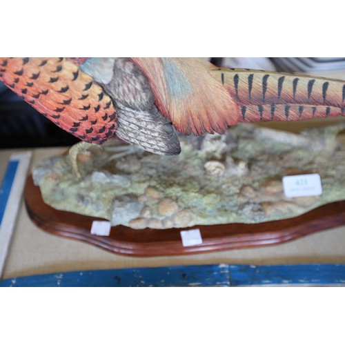 Border Fine Arts celebrating the millenium 'autumn glory pheasant ...