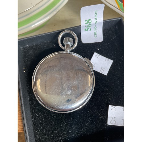 Omega fly back 1-100 second stopwatch