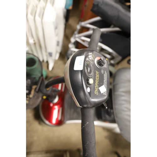 Shoprider mobility scooter, charger - no key - charger warranted until ...
