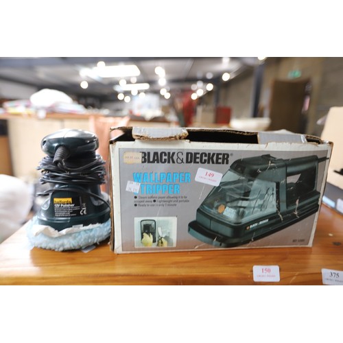 12v Halfords polisher & wallpaper stripper - warranted until 12 noon ...