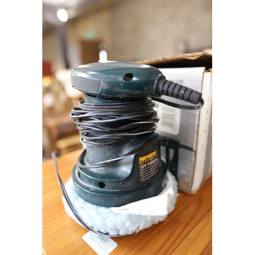 12v Halfords polisher & wallpaper stripper - warranted until 12 noon ...