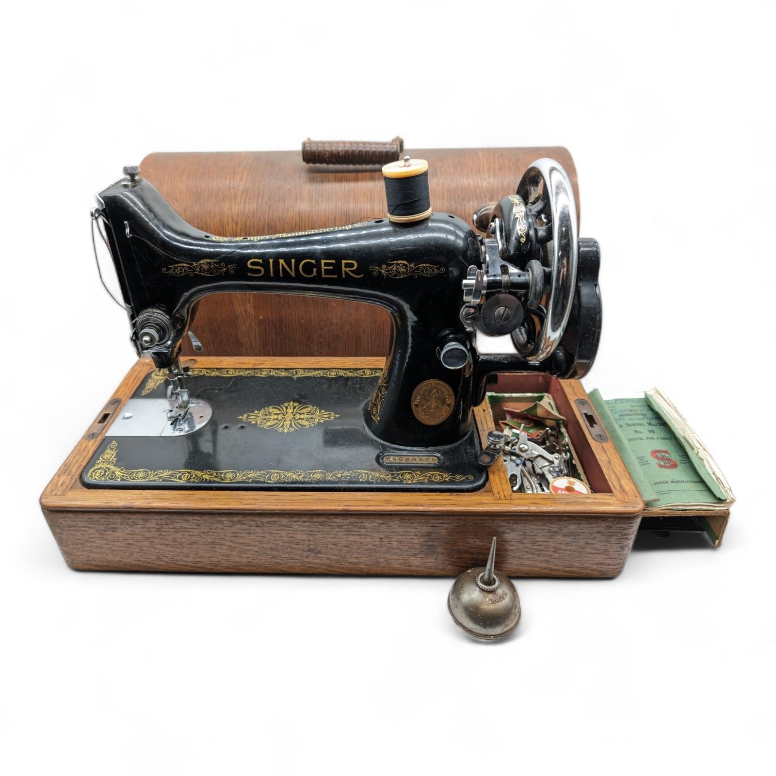 Exceptional Condition Singer 99K With Original Case & Key - Original ...