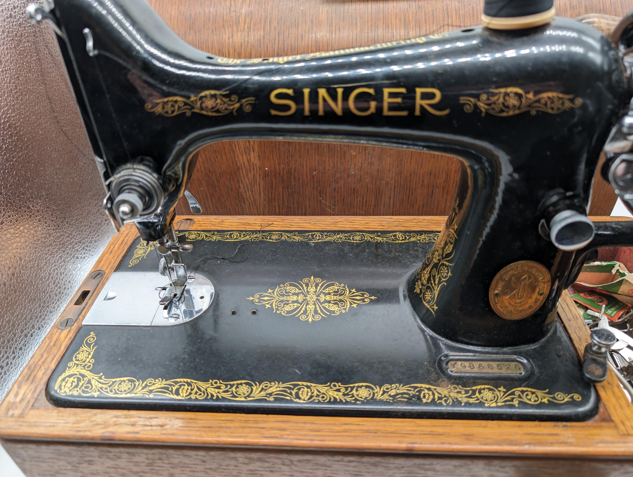 Exceptional Condition Singer 99K With Original Case & Key - Original ...
