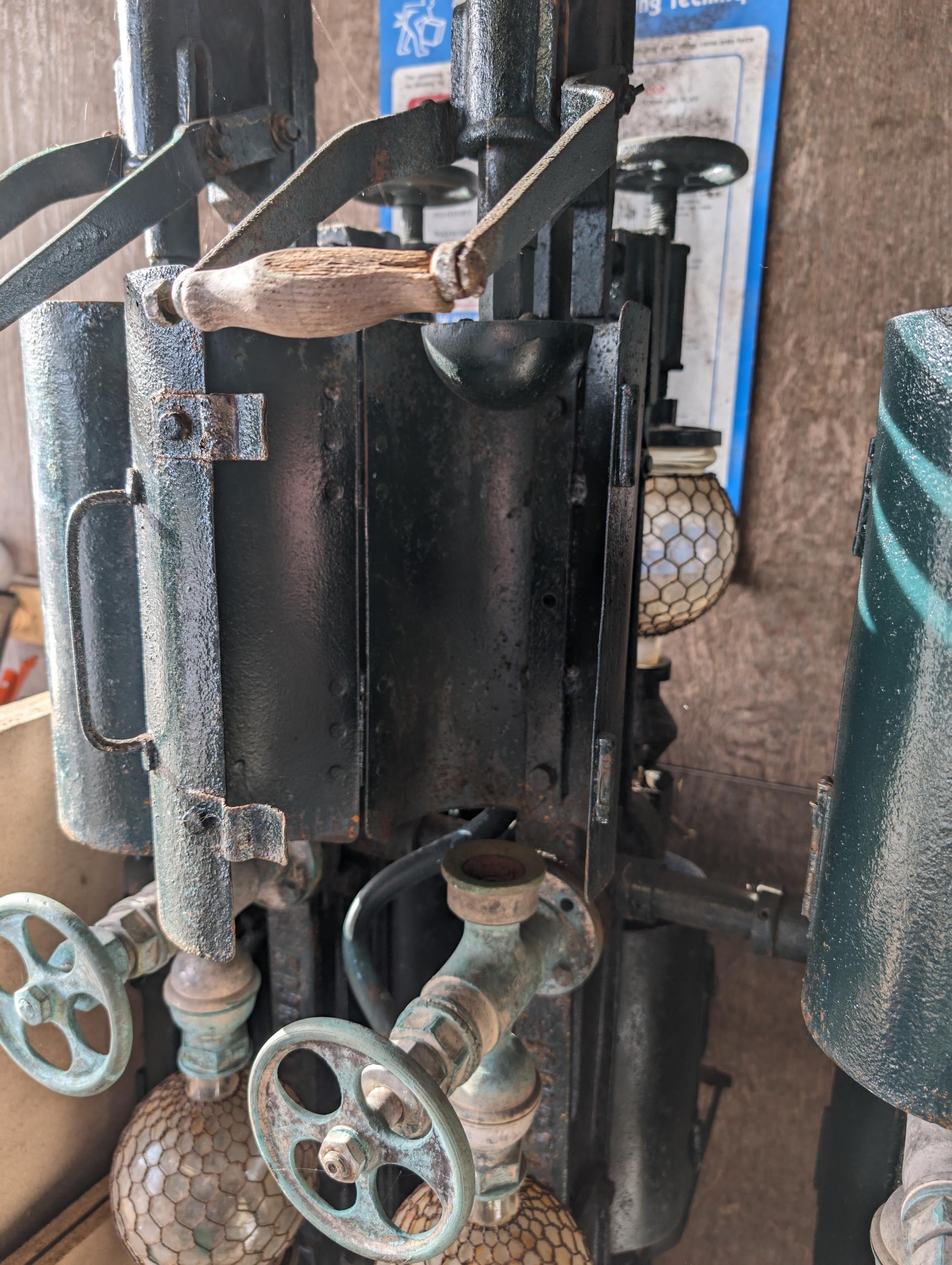 Antique Breweriana F. Valentin France Cast Iron Champagne Bottling ...