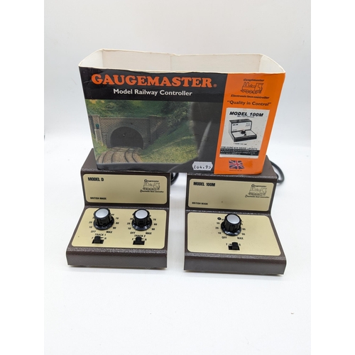 Pair Model Train OO Gauge Gaugemaster Controller Model 100m & Model D ...