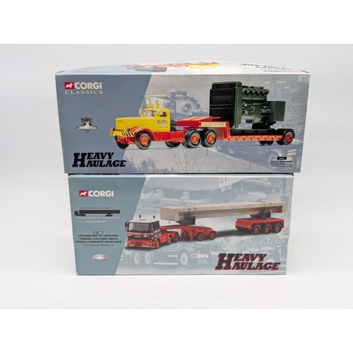 Corgi Classics (2) Heavy Haulage; Elliotts of York & Tandem Axle Jeep ...
