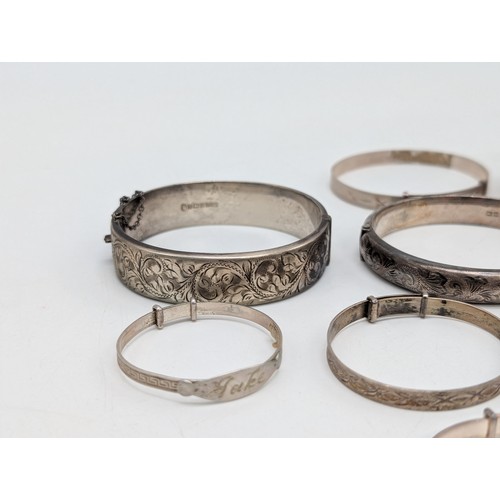 Large Ground Sterling Silver Bangles, All Sorts; Childrens, Indian ...