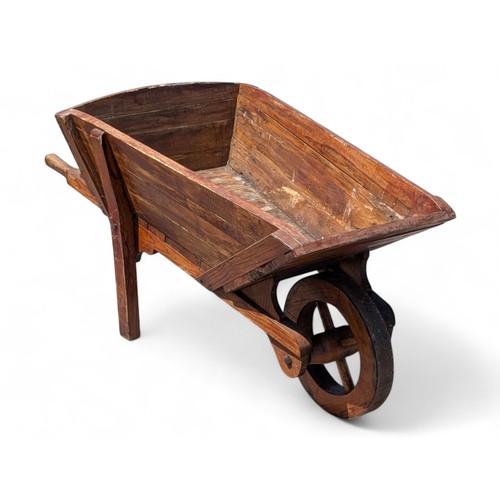 Large Scratch Built Garden Decorative Wheelbarrow, Hand Made from Local ...