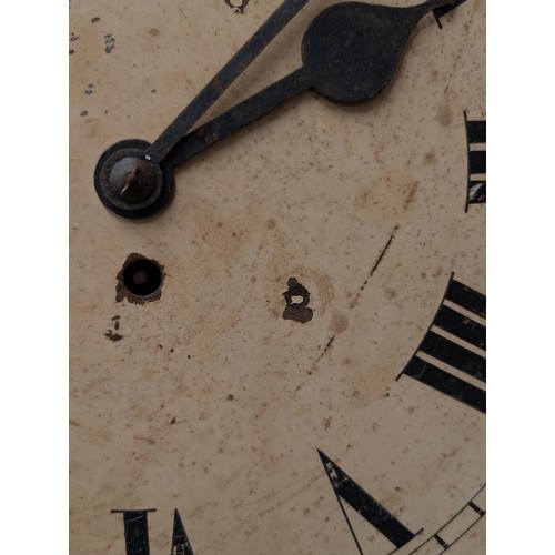 Large 16" Diameter Mahogany Wall Clock, H. W Elliott 1941 With Pendulum ...