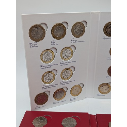 National Coin Hunt Presentation Binders, £2 and 50p Sets Both Nearly ...
