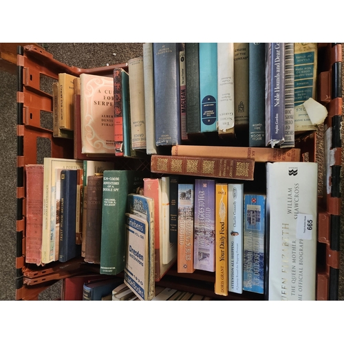 Very large selection of vintage assorted hardback and paper back books