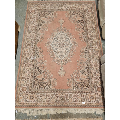 SUPER KESHAN pure new wool with hand made fringes quality classic rug