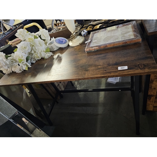 Rustic / industrial look table , wood and metal m*