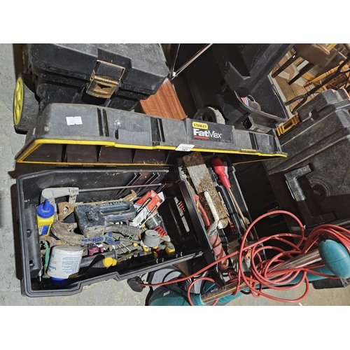 Large Stanley FatMax toolbox with contents