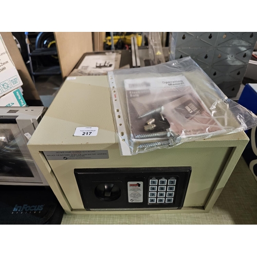 LIKE NEW HOME PROTECTOR DIGITAL ELECTRONIC SAFE WITH KEYS, INSTRUCTIONS ...