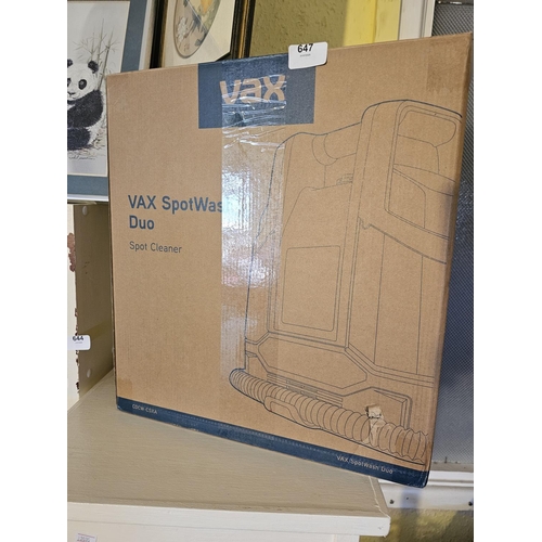 BRAND NEW IN BOX, VAX SPOT WASH DUO SPOT CLEANER