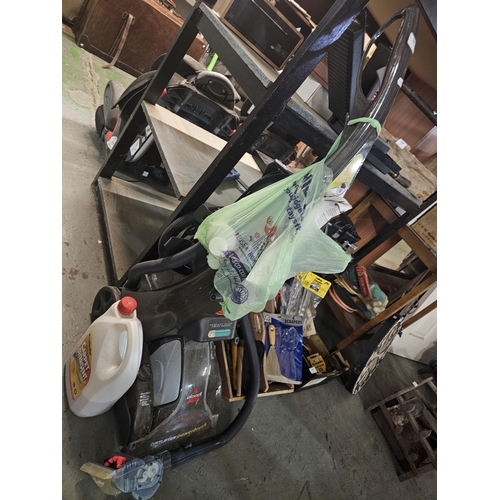 BISSELL PRO HEAT PRO TECH POWER BRUSH CARPET AND UPHOLSTERY CLEANER WITH DETERGENT, GWO