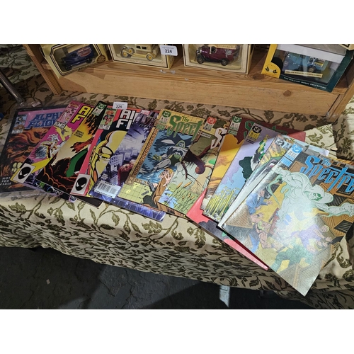 Collection of Vintage Comics 'The Spectre' Marvel Magazine 'Alpha Flight'