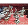 Nice collection of Figurines to include Juliana Collection Clock with ...