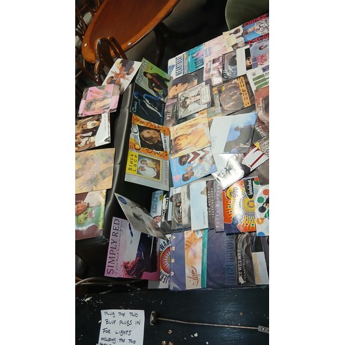 Collection of 55x picture sleeve Pop singles 70/80's Records to include ...