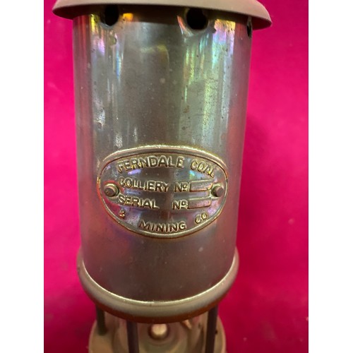 Antique Ferndale Coal Colliery & Mining Co lamp.