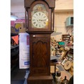Jos. A Bates Huddersfield Grandfather Clock with weights and pendulum